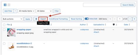 Export Your WordPress Media Library A Step By Step Tutorial Blog Admin Columns Pro