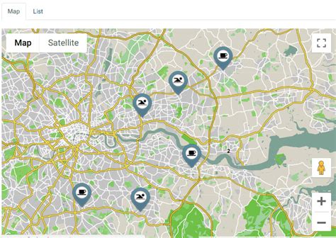 Custom Map Styles In Shack Locations Pro Joomlashack