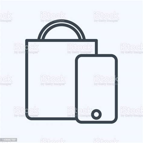 아이콘 구매 온라인 상점 기호와 관련이 있습니다 선 스타일 간단한 그림입니다 가게 고객에 대한 스톡 벡터 아트 및 기타 이미지 고객 고름 광고 Istock