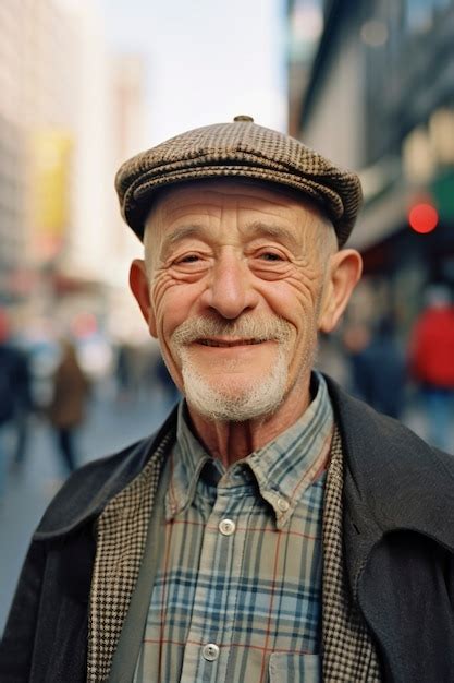 Free Photo Medium Shot Old Man Posing Outdoors