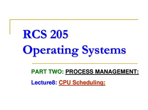Solution Cpu Scheduling Studypool