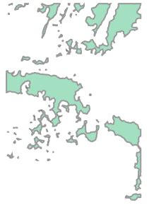Geometry GIS How To Dissolve Un Connected Polygons Stack Overflow