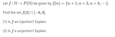 Solved Let F NP N Be Given By F N N N N Find Chegg Com