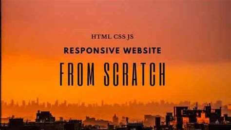 Create A Website From Scratch Html Css Js Divinector