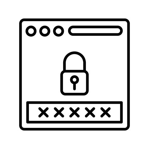 Password In Vector Illustration 36124785 Vector Art At Vecteezy