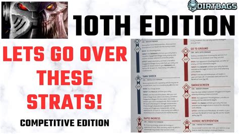 New 10th Edition Stratagems Core Rules For Everyone Warhammer 40k