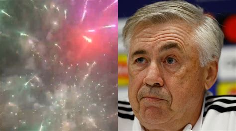 Watch Liverpool Fans Light Fireworks Outside Real Madrids Team Hotel