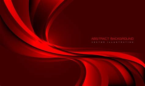 Premium Vector Abstract Red Wave Curve Motion Dynamic Design Modern Luxury Technology