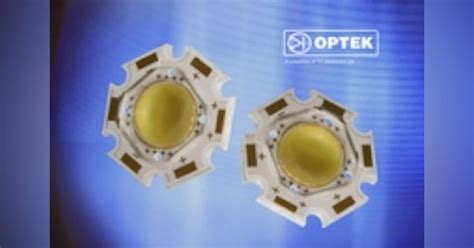 optek develops white led assembly with high lumen output leds magazine