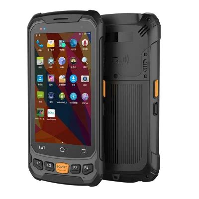 Lf RFID UHF Android PDA Handheld Terminal Data Collector With Pistol Grip D Barcode Scanner