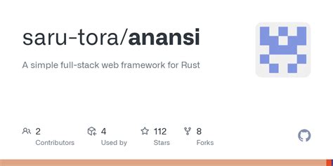 GitHub Saru Tora Anansi A Simple Full Stack Web Framework For Rust