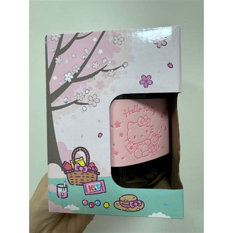 7 11 Hello Kitty春遊繽紛造型梅森杯 蝦皮購物
