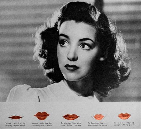 Lipstick Tips A 1940s Hollywood Guide Lipstick Style Dark Lipstick