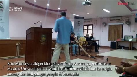 Australian Diplomats Spend 20 000 To Fly Didgeridoo Player To India For Brief Performance