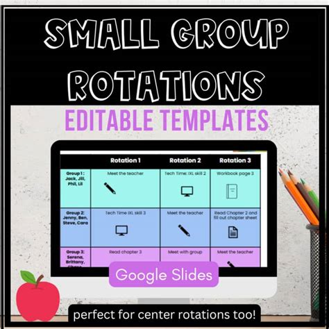 Editable Small Group Rotations Slides Centers And Guided Reading Rotations