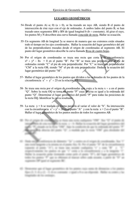SOLUTION Lugares Geom Tricos Studypool