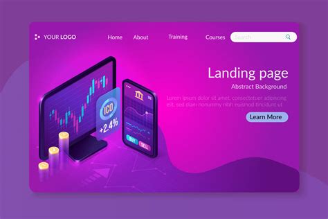 landing page user interface by graphicgallery430 on deviantart