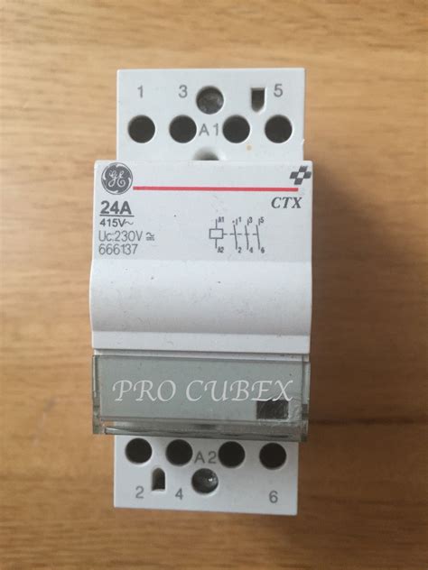 General Electric Ge 24a Contactor 666137 2 Pole Ctx Pro Breakers