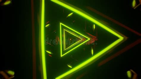 Hypnotic And Surreal Vj Loop With Multicolor Visuals Stock Footage