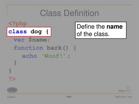 Ppt Php Classes And Object Orientation Powerpoint Presentation Free