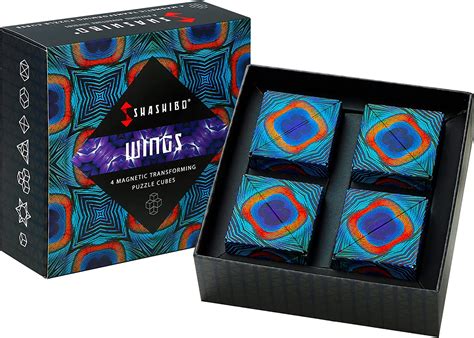 Shashibo T Box Of 4 Award Winning Patented Fidget Cube W 36 Rare Earth Magnets