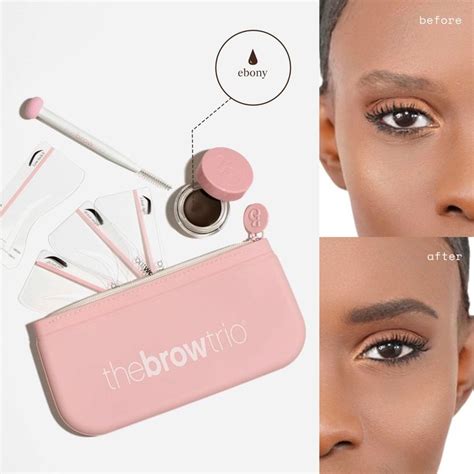 Brow Trio Ultimate Brow Stencil Kit Perfect Brows Beauty