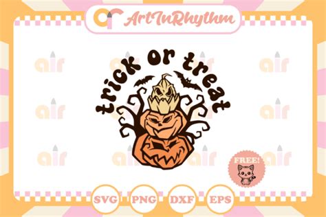 Retro Halloween Treat Or Trick Svg Graphic By Artinrhythm · Creative