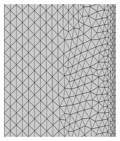 Meshing Process Of The Geometry With The Number Of Elements A Normal Download Scientific