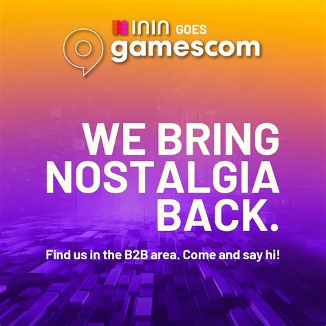 Inin On Linkedin Gamescom