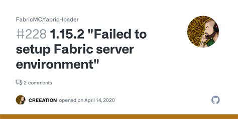 1152 Failed To Setup Fabric Server Environment · Issue 228