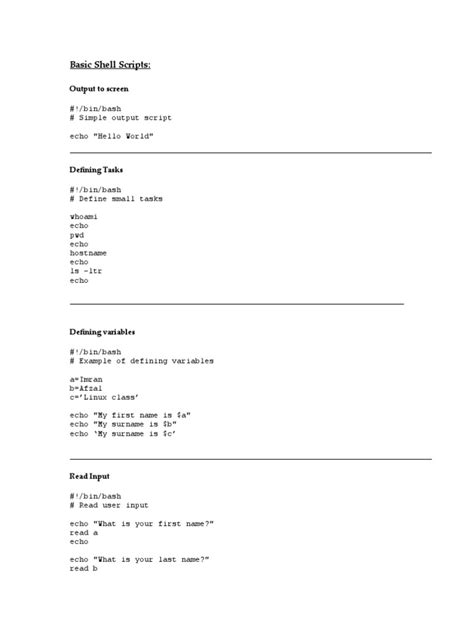 12 5 basic shell scripts pdf