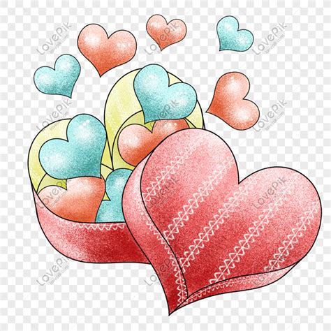 Red Love Box Illustration Red Love Box Beautiful Love Box Red Heart
