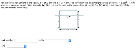 Solved For The Wire Arrangement In The Figure A Cm Chegg Com