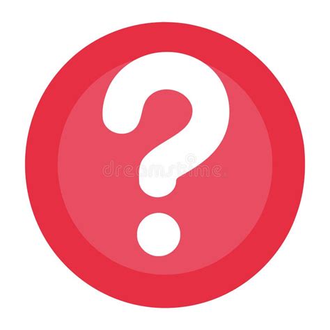 Bubble With Interrogation Mark Layout Stock Vector Illustration Of