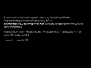 D Bus Usage And Debug Introduction Coscup Ppt