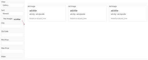 Html How To Show Scrollbar In Sidebar Stack Overflow