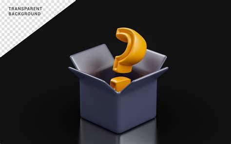 Black Box With Question Mark Sign Graphic By Ahmedsakib Creative Fabrica