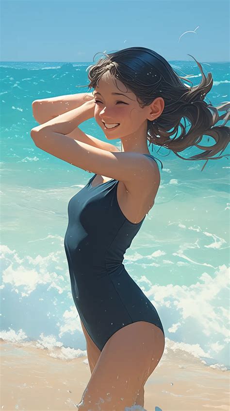 夏の海風イラストフリー素材ならシンテリ