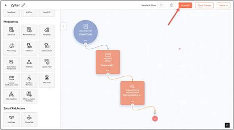 how to create automated tasks with zoho workflow automation