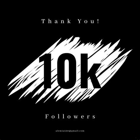 10k Followers Template Postermywall