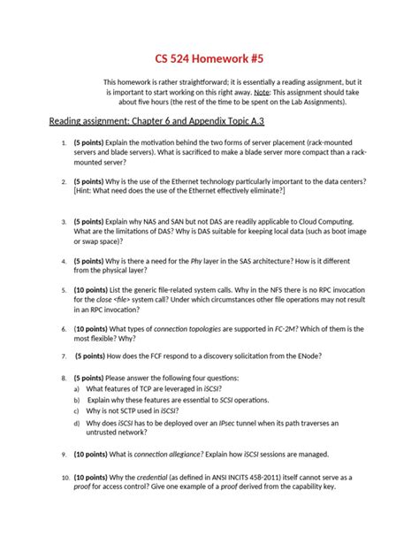 301 Homework 5 Ques Pdf Network Architecture Computer Engineering