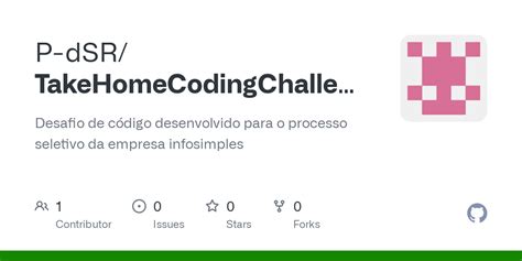 Github P Dsr Takehomecodingchallenge Desafio De C Digo Desenvolvido Para O Processo Seletivo