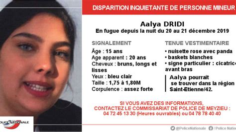 Lyon Un Appel à Témoin Pour Retrouver Une Jeune Fille Disparue Lyon