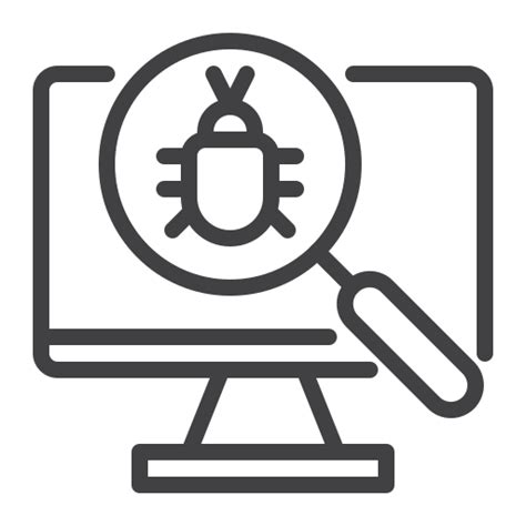 Virus Scan Computer Bug Icon Download On Iconfinder