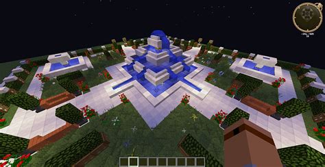 Фонтан в майнкрафте Minecraft Art