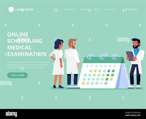 Online Scheduling Medical Examination Hospital Calendar Make An