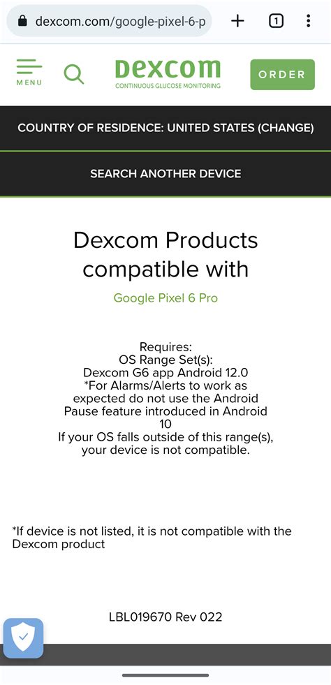 Dexcom Added Pixel 6 Pixel 6 Pro To Compatible Devices R Dexcom