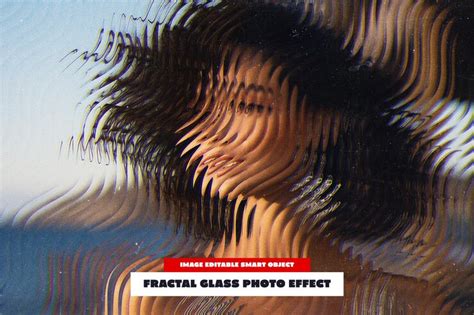 Premium Psd Fractal Glass Photo Effect