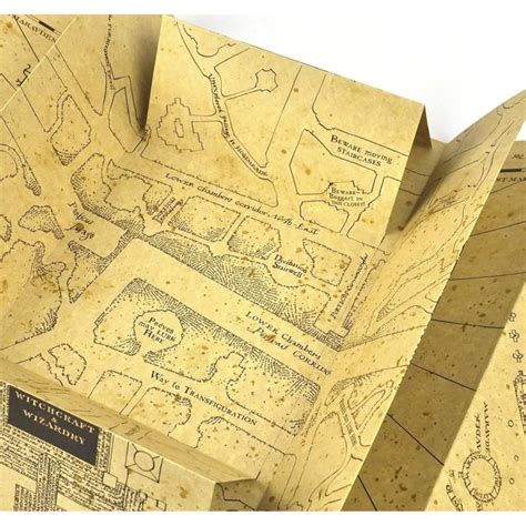 Noble Collection Harry Potter Réplique Carte du Maraudeur