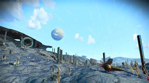 Just Made It To Aptarkaba Never Seen A Columned Planet With Such Blue